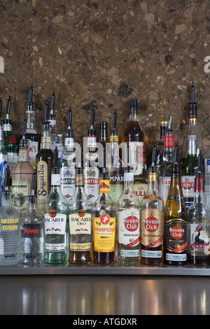 Lots of bottles of vodka. Alcohol in a box. Selling alcohol Stock Photo ...
