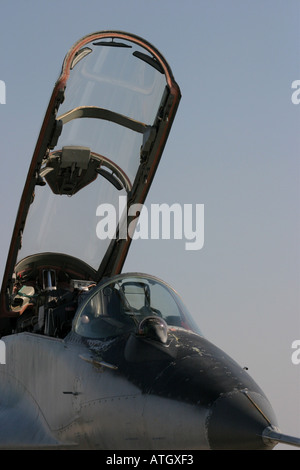 Nose and canopy of Mig 29 aircraft of the Czech Airforce Stock Photo ...
