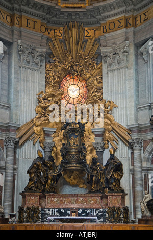 apse, St. Peter's Basilica, Rome, Italy Stock Photo - Alamy