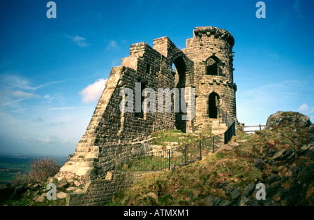Mow Cop Castle a Victorian folly at Stoke on Trent Staffordshire Photo ...