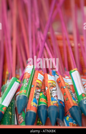 China, Close Up Of Fireworks For Sale For Chinese New Year, Dali ...