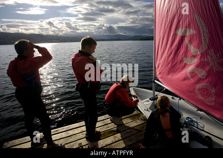 Adult Sail Training lesson on Lake Windermere - Miller Ground England ...