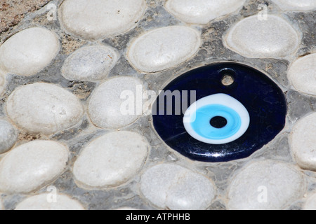 the greek all seeing eye placed into the path Stock Photo - Alamy