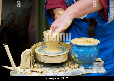 Potter at work Stock Photo - Alamy
