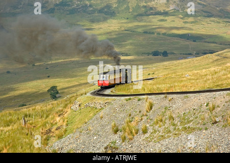 Steam locomotive Snowdon Mountain Railway Stock Photo - Alamy