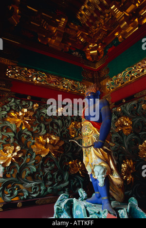 Statue of a God in Nikko Japan Stock Photo - Alamy