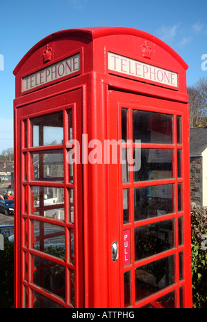 A close up of the red telephone box Stock Photo - Alamy