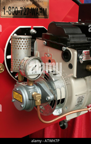 Waste oil furnace burner Stock Photo - Alamy