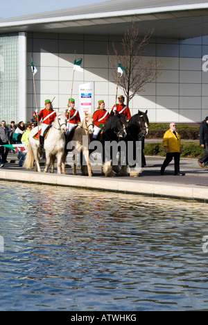 "welsh horse" st davids day parade cardiff south wales uk Stock Photo ...