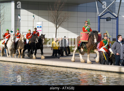 "welsh horse" st davids day parade cardiff south wales uk Stock Photo ...
