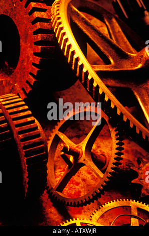 rusty cogs and gears Stock Photo - Alamy