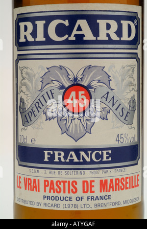 ricard aperitif anise france le vrai pastis de marseille Stock Photo ...