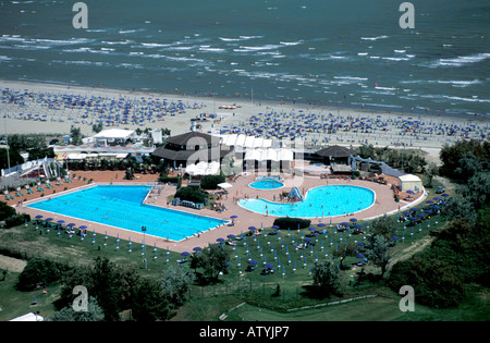 Aerial view of Albarella Island Rosolina Veneto Italy Stock Photo - Alamy