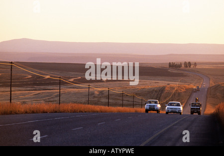 Drive 10 R26 between Clocolan Ladybrand Stock Photo - Alamy