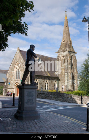 Michael Collins Statue, Clonakilty, County Cork, Ireland Stock Photo ...