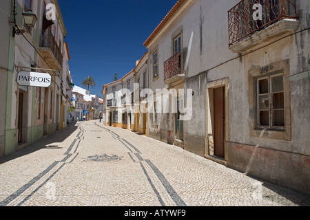Portugal: the old town of Sines, a Portuguese city, located on Atlantic ...