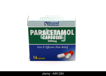 Box Or Carton Of 500mg Paracetamol Pain Relief Tablets Or Capsules ...