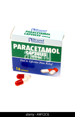 Box Or Carton Of 500mg Paracetamol Pain Relief Tablets Or Capsules ...