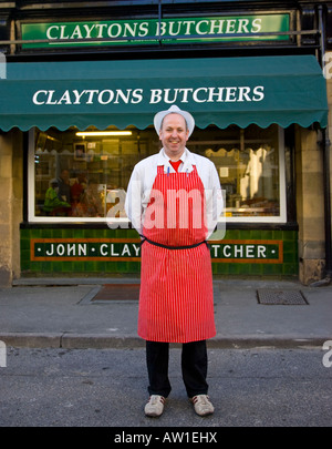 Traditional British Butcher Claytons Views Around Bowness on Stock ...