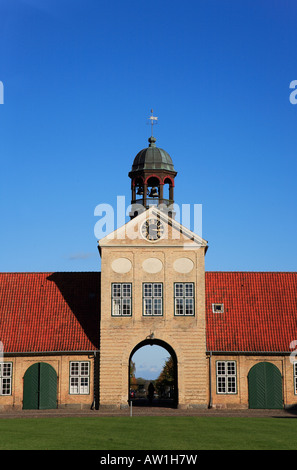 Bell tower, Augustenburg castle estate, Augustenborg, Alsen, Denmark ...
