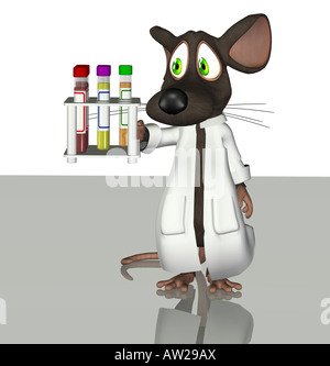 Laboratory mouse, illustration Stock Photo - Alamy