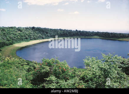 Kenya, Marsabit, Lake Paradise. Marsabit Mountain is an extensive area ...