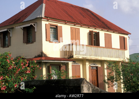 Caribbean, Dominica, Roseau. Traditional architecture Stock Photo - Alamy