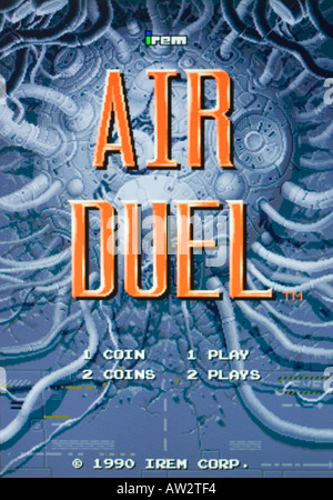 Air Duel 1990 Irem Corp Vintage arcade videogame screen shot ...