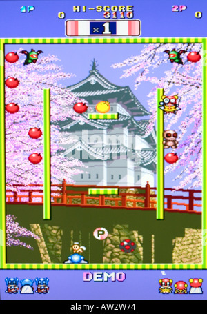 Bomb Jack Twin NMK 1993 Vintage arcade videogame screen shot ...