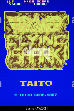 Flying Shark Taito 1987 Vintage arcade videogame screen shot ...