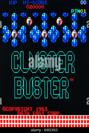 Graplop Aka Cluster Buster Data East 1983 Vintage Arcade Videogame
