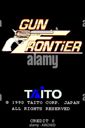Gun Frontier Taito 1990 Vintage arcade videogame screen shot ...