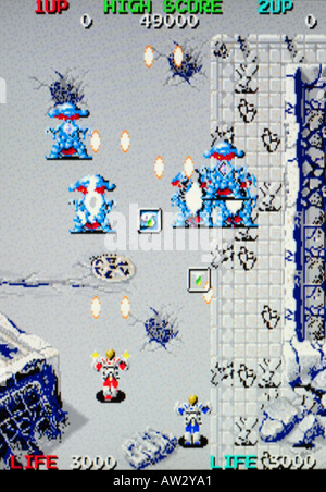 Extermination World Games 1987 Vintage arcade videogame screen shot ...