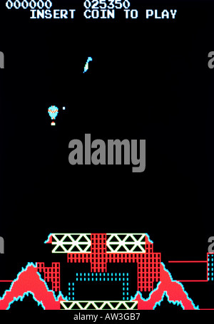 Looping Venture Line Inc 1982 Vintage arcade videogame screen shot ...