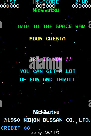 Moon Cresta Nichibutsu Nihon Bussan Co Ltd 1980 Vintage arcade ...