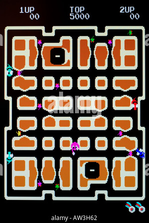 Oli Boo Chu Irem Corp 1981 Vintage arcade videogame screen shot ...