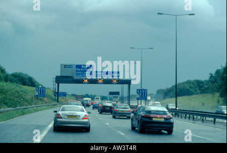 Traffic on the M60 ring road Manchester UK Stock Photo - Alamy