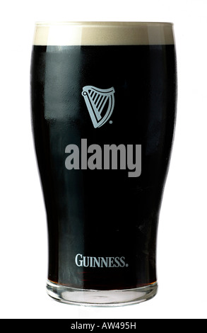 a cut out of a pint of guinness Stock Photo - Alamy