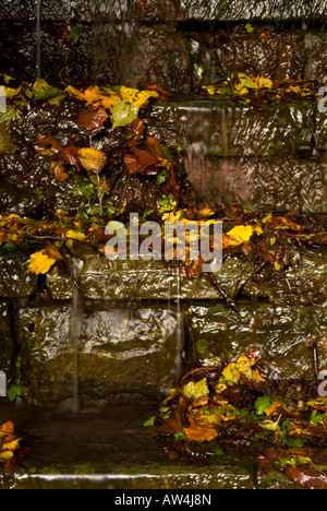 Water running down stone steps Stock Photo - Alamy