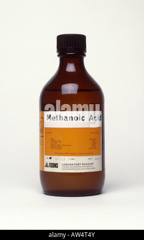 Bottle of formic acid Stock Photo - Alamy