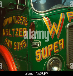 Fairground lorry detail, UK Stock Photo - Alamy