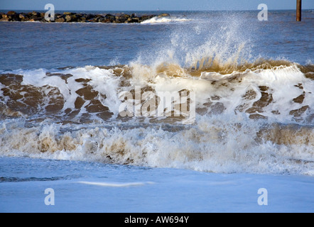 Rough seascape Sea Palling Norfolk UK Stock Photo - Alamy