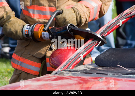 Metal cutter - Jaws of Life and cutting tool used by rescue personnel ...