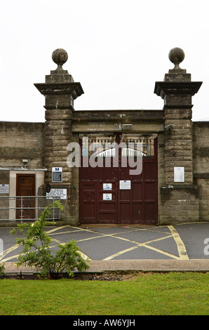 Entrance to HMP Camphill, Isle of Wight, England Stock Photo - Alamy