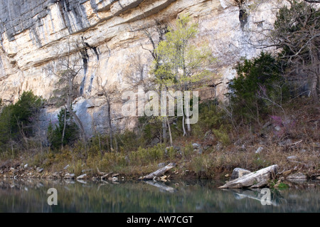 Roark Bluff at sunrise Steel Creek access Buffalo National River ...