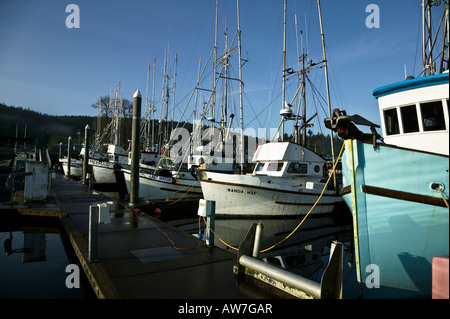 Fishing fleet Neah Bay, Washington, USA Stock Photo - Alamy