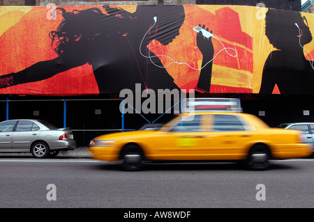 A billboard for the widely popular Apple iPod Stock Photo - Alamy