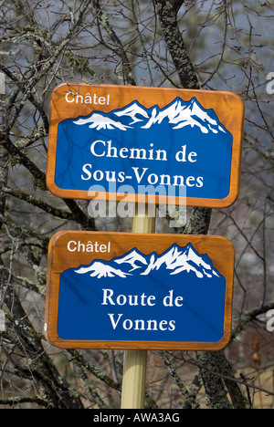Road signs in France Stock Photo - Alamy