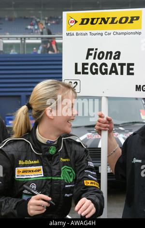 Fiona Leggate BTCC touring car driver Stock Photo - Alamy