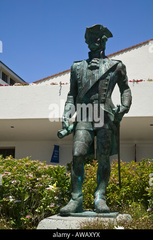 Captain Don Gaspar de Portola Plaza Monterey Bay, California, USA Stock ...